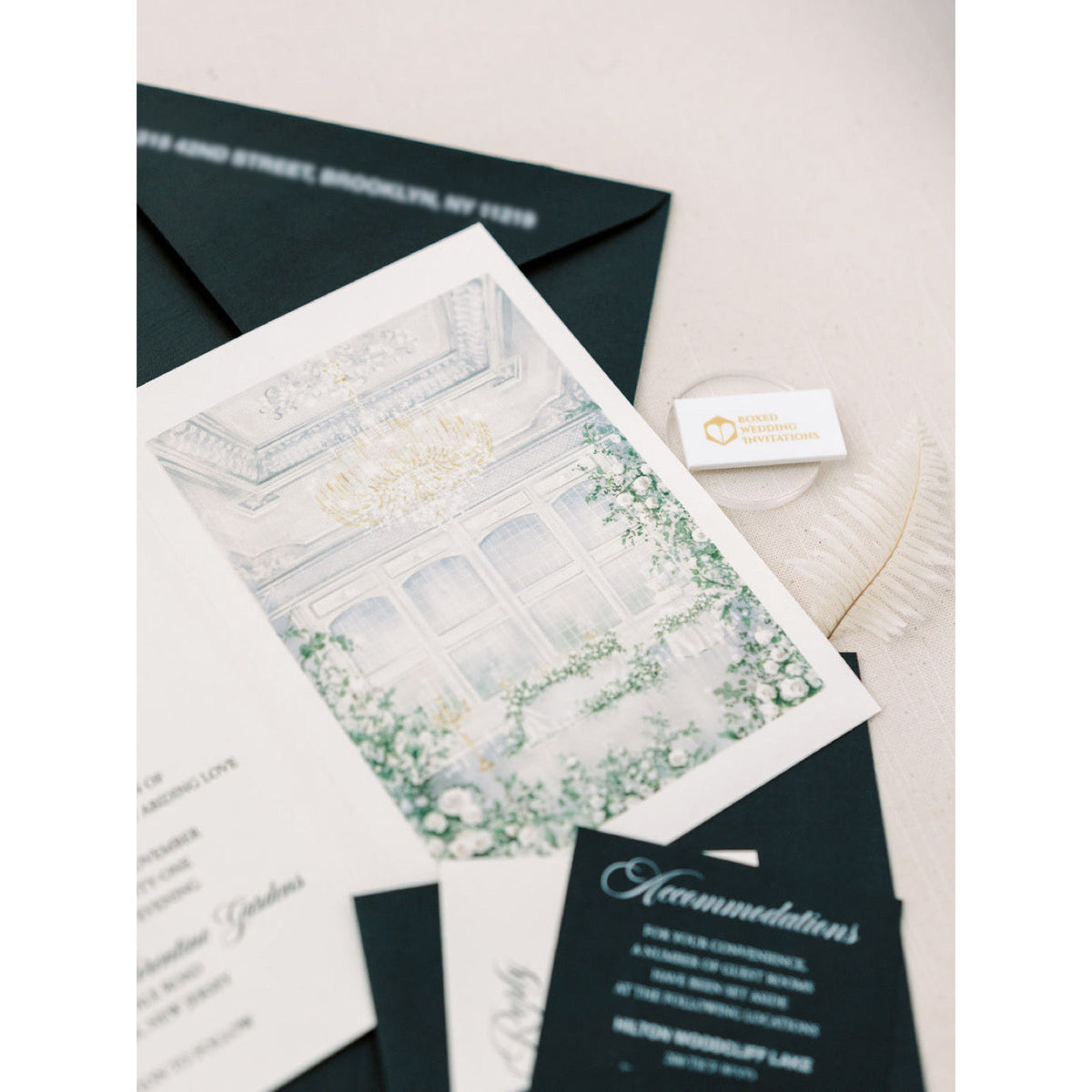 Luxury Minimalist Booklet Invitation – Boxed Wedding Invitations