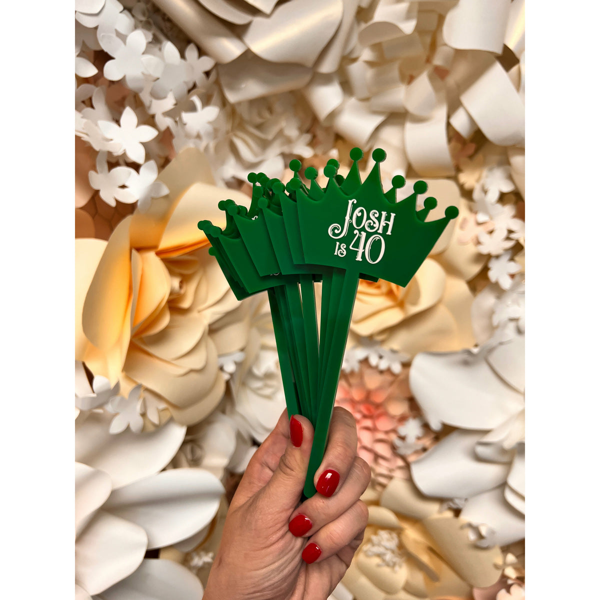 Crown Drink Stirrers – Boxed Wedding Invitations
