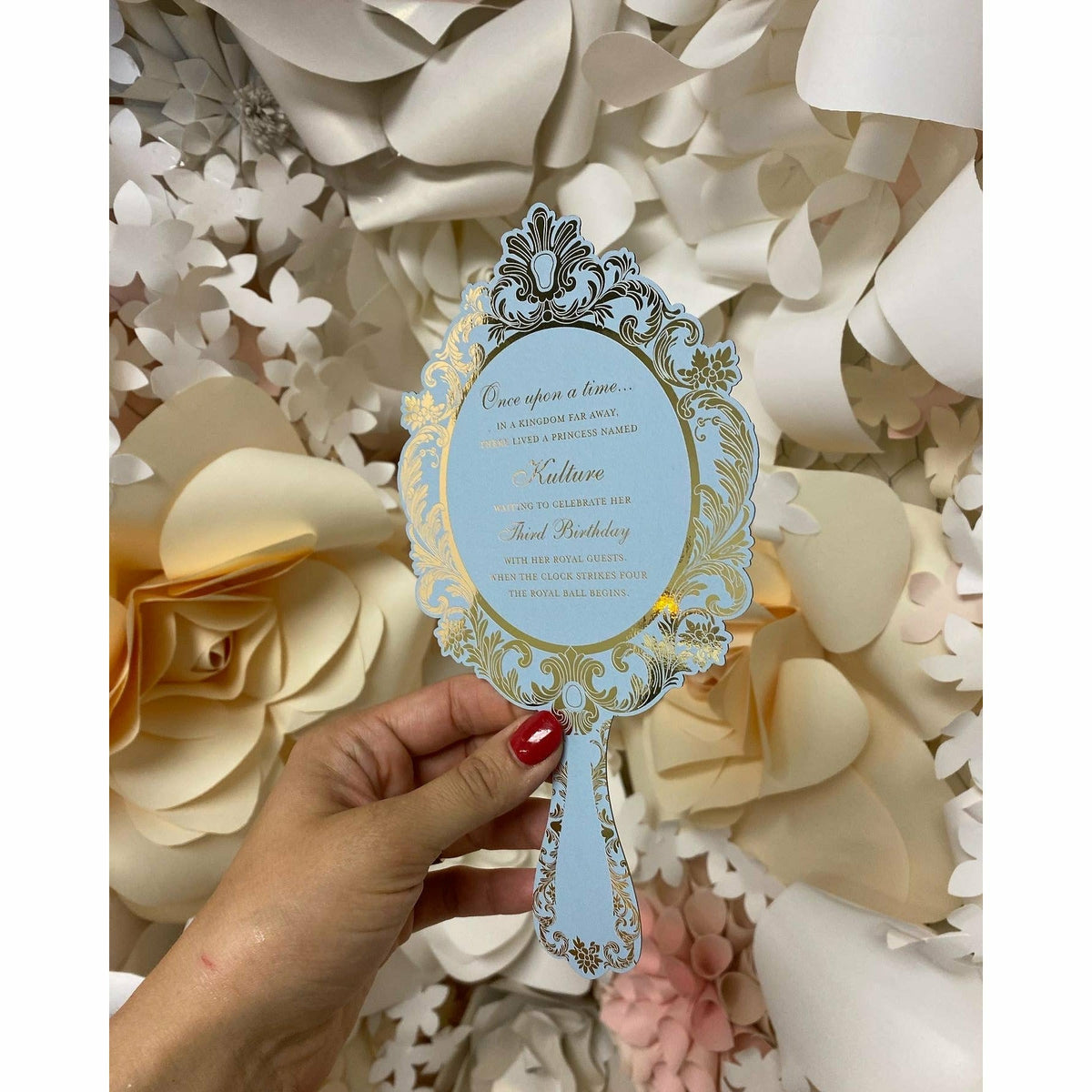 Mirror, Mirror Menu – Boxed Wedding Invitations